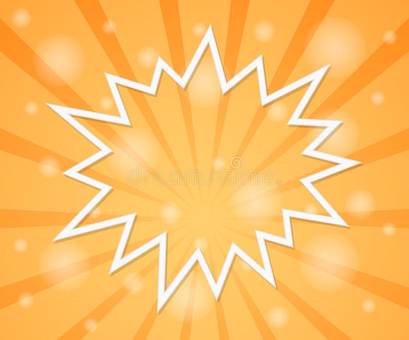 Abstract Sunbeam Background with Sun Stock Vector - Illustration of ...