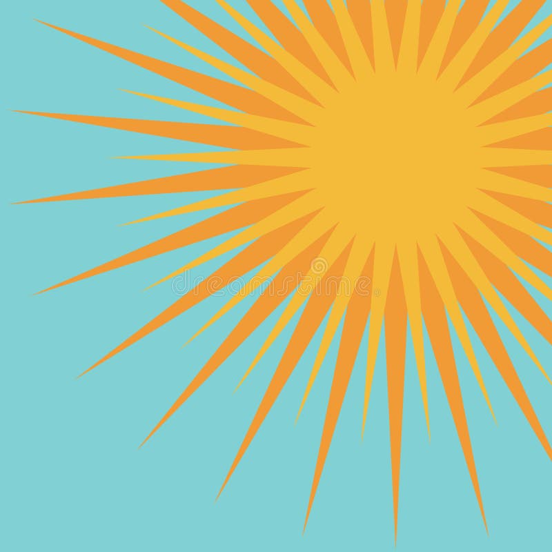Abstract Sunburst Background For Design Sunburst Effect Vector