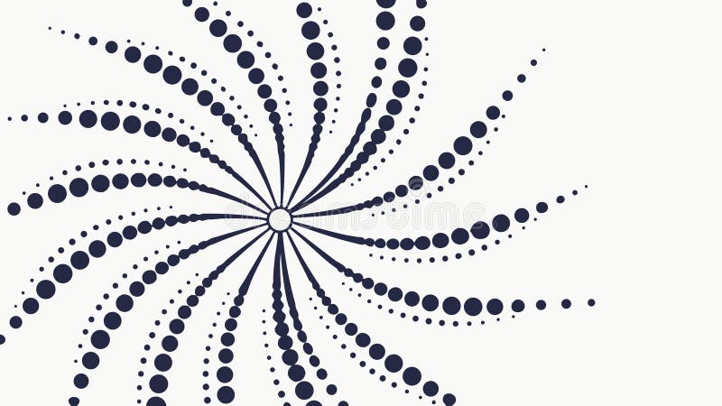 Abstract Sunburst with Dotted Pattern Vector Graphic, Vector Design ...