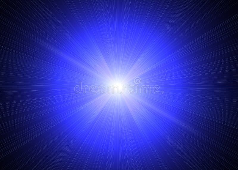 Abstract Sunlights Rays Effect. Bright Sun or Laser Cosmic Rays ...