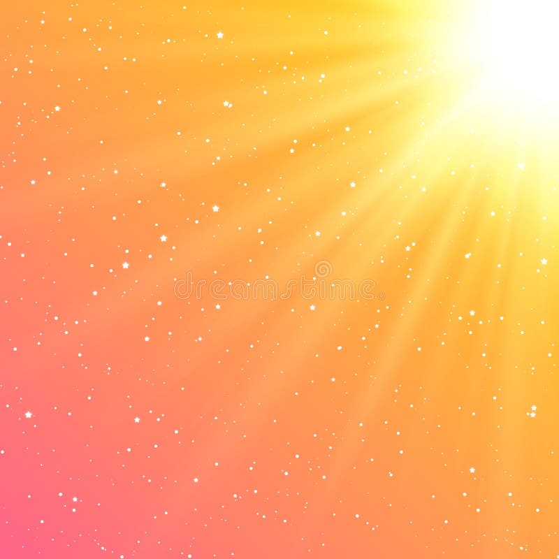 Abstract Sunny Lights Background Stock Illustration - Illustration of ...