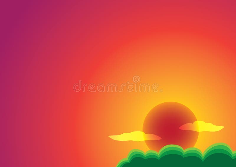 Abstract Sunrise Background. Stock Vector - Illustration of graphic ...