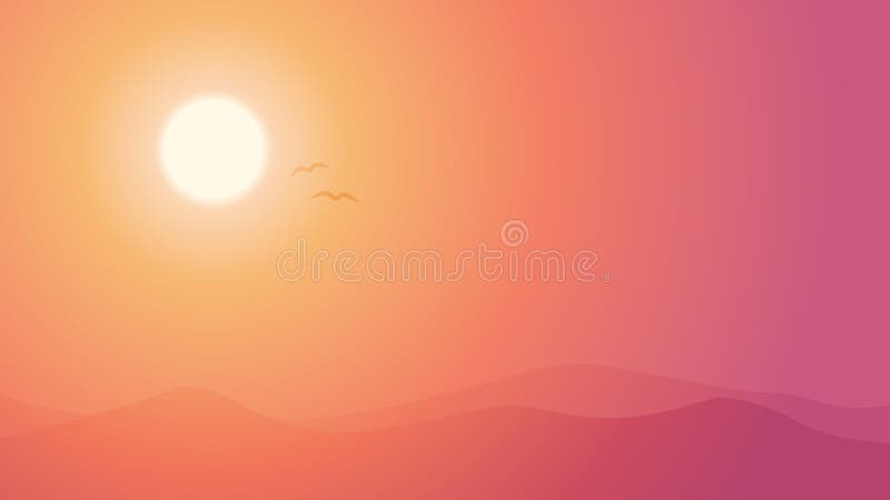 Abstract Gradient Background with Wave Stock Vector - Illustration of ...