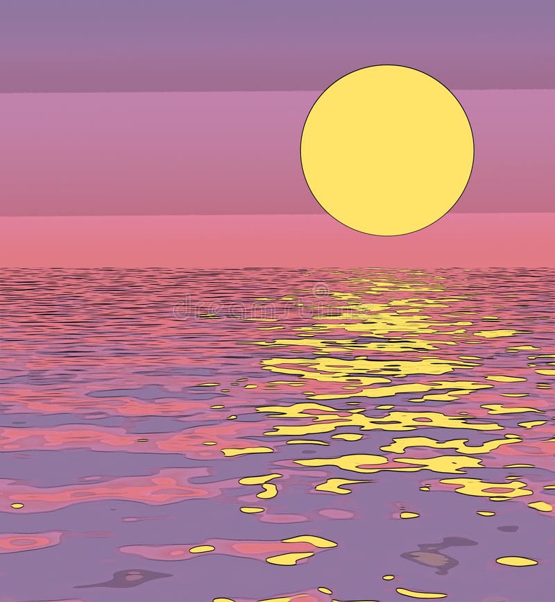 Abstract Sunset Picture. Image: 896198