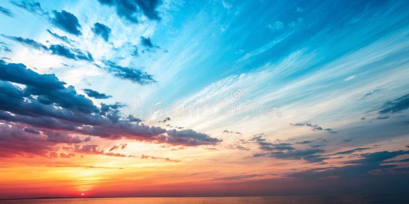 Abstract Sunset Gradient Background Stock Illustration - Illustration ...