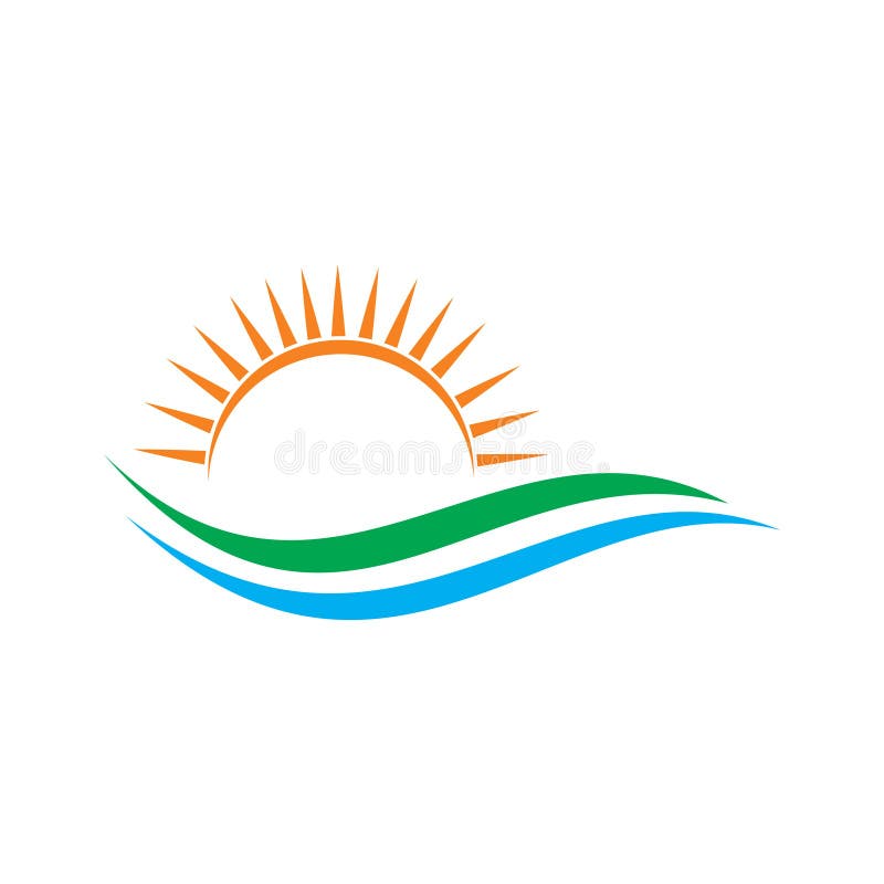 Abstract Sunset Logo , Nature Logo Vector Stock Illustration ...