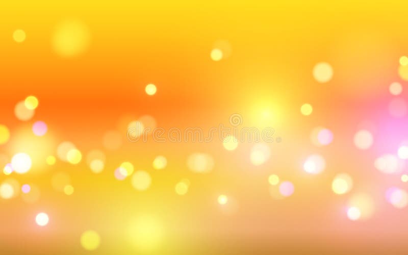 Abstract Sunset Soft Light Backgrounds with Bokeh, Vector Eps 10 ...