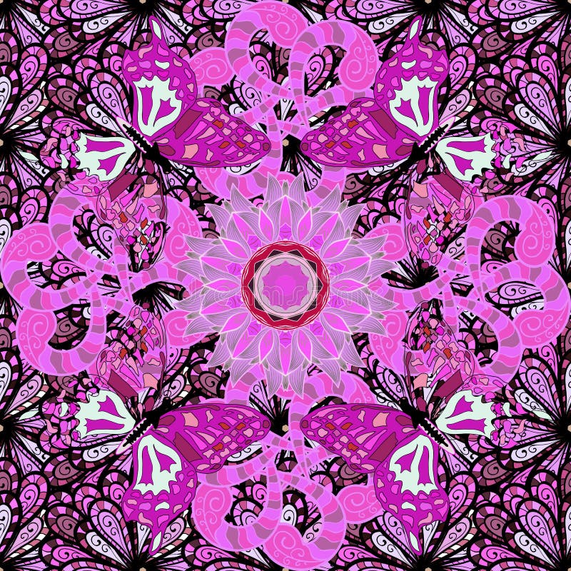 Modern stylish texture stock illustration. Illustration of floral ...