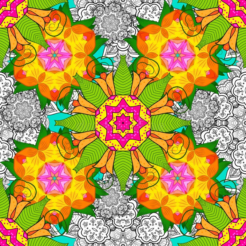 Seamless Pattern Nice Fabric Pattern Stock Illustration - Illustration ...