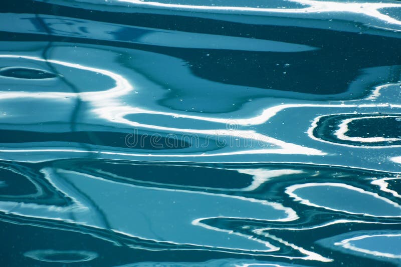 Abstract Surface of the Blue Sea with Lines Sparkle and Shine Water ...
