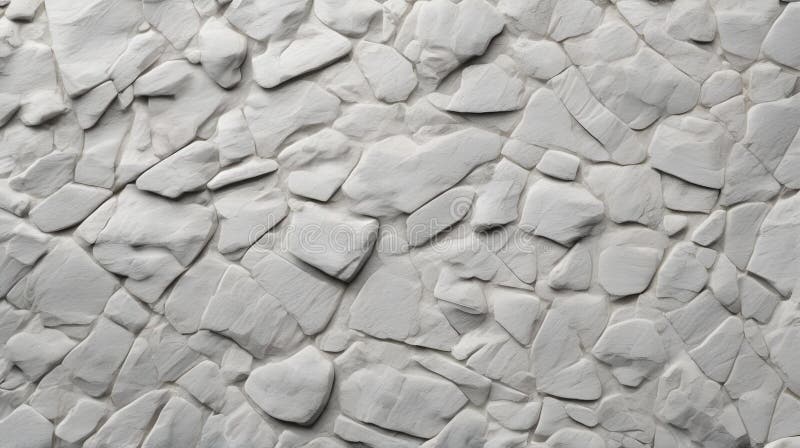 Abstract Surface of the Small White Stone Texture Rough Graywhite Tone ...