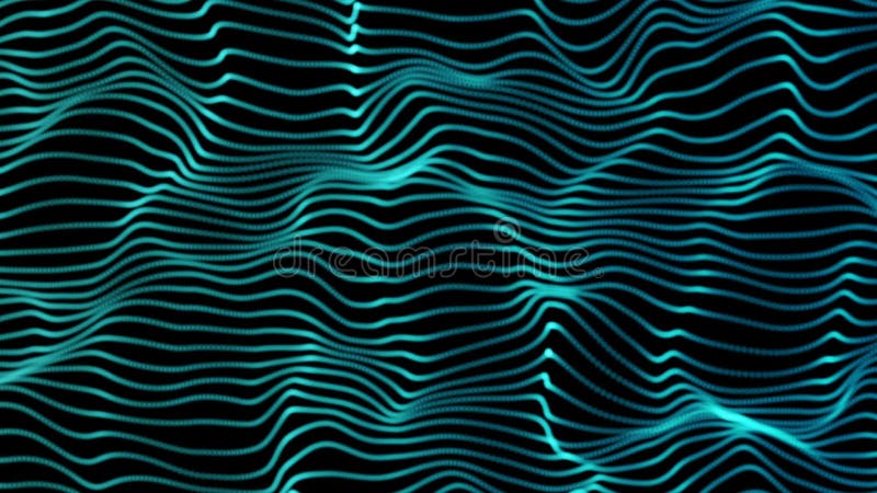 Abstract Surface Wave. Loop Animation Wave Stock Video - Video of ...