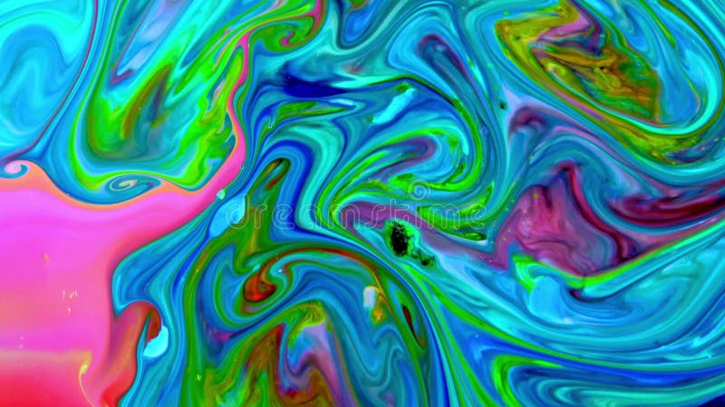 Abstract Surreal Movement of Ink Spread Stock Video - Video of ...