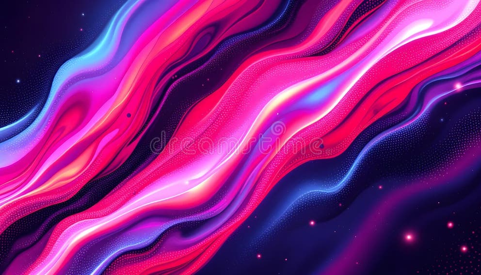 Abstract Surreal Red Grunge Wave Texture Background Stock Illustration ...