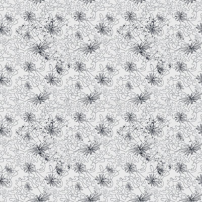 Abstract Surreal Seamless Colorful Artwork with Hand Drawn Patterns ...