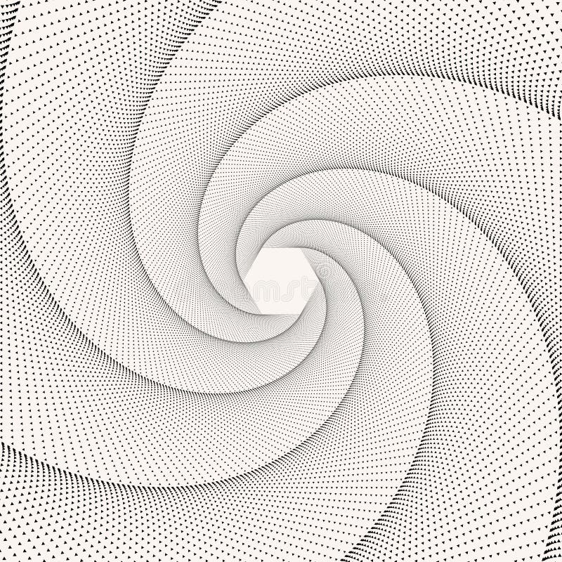 Abstract Swirl Background with Triangles Stock Vector - Illustration of ...