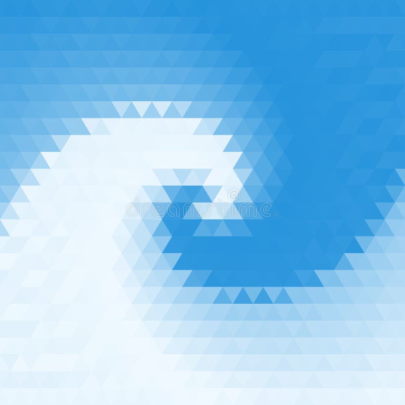 Abstract Swirl Background of Triangles Stock Vector - Illustration of ...