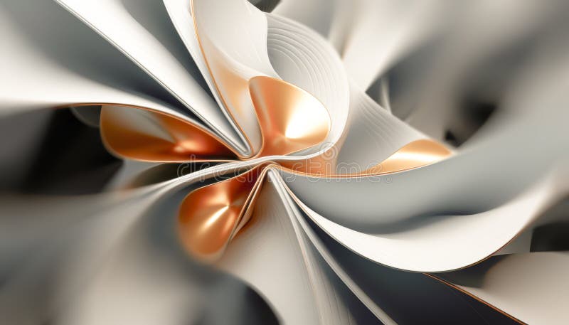 Abstract Swirl of Colors in a Fluid Design Stock Photo - Image of ...