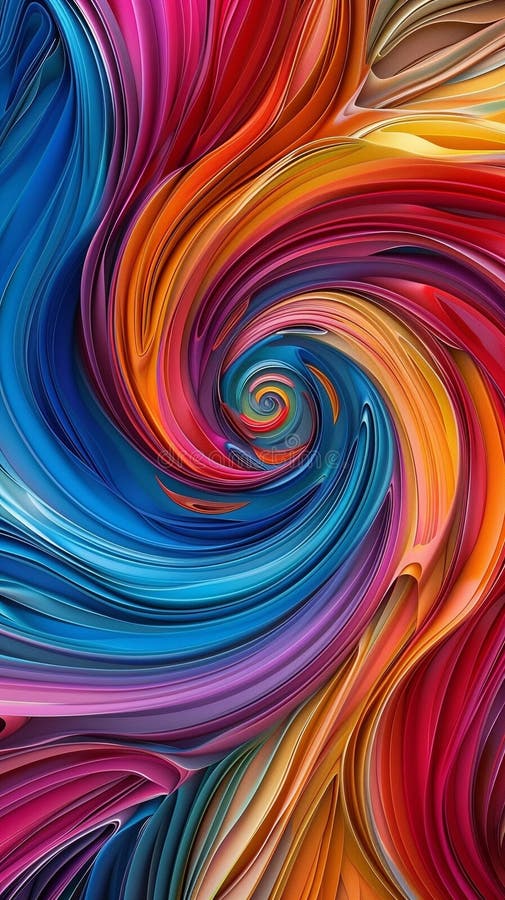 Abstract Swirl Creating Engaging Background Stock Illustration ...