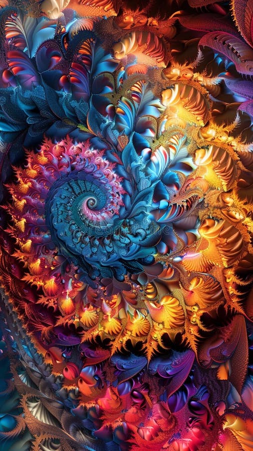 Abstract Swirl Creating Engaging Background Stock Illustration ...