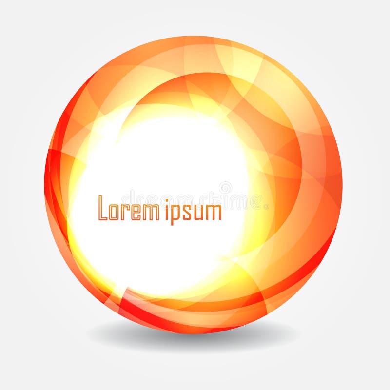 Abstract Swirl Energy Circle Stock Vector - Illustration of curve ...