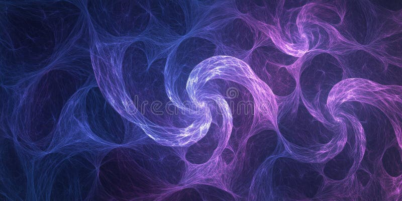 Abstract Swirl Energy Pattern in Blue and Purple Stock Image - Image of ...