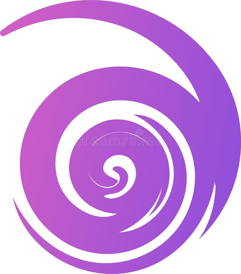 Abstract Swirl Icon stock illustration. Illustration of shape - 353254823