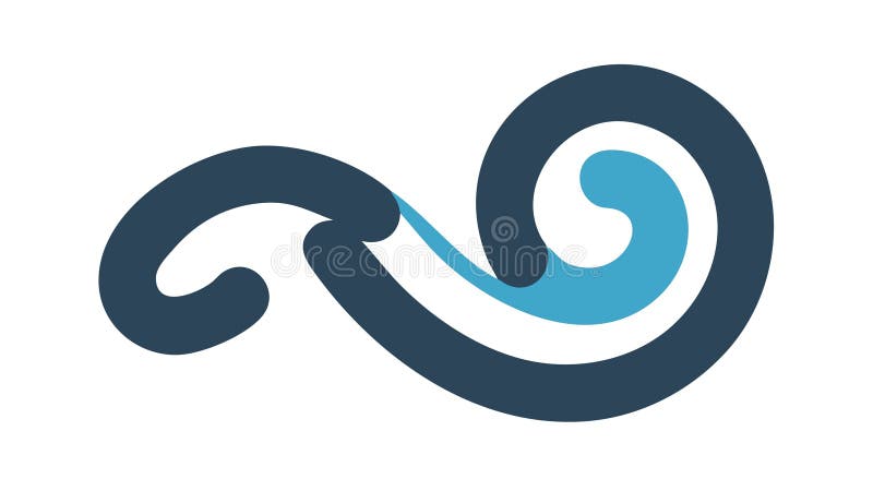 Abstract Swirl Icon Vector Illustration for Flow and Dynamics, Vector ...