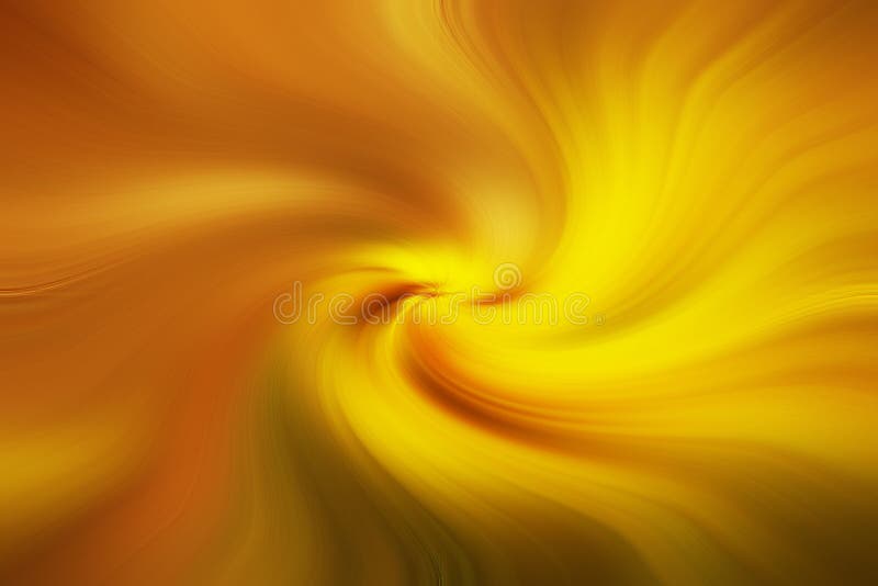 Abstract Swirl Line Pattern Yellow and Orange Stock Illustration ...