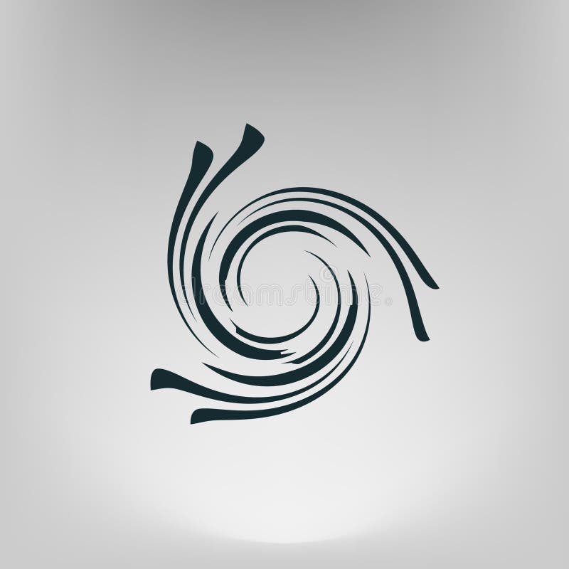 Abstract swirl logo stock illustration. Illustration of friendly - 84756320