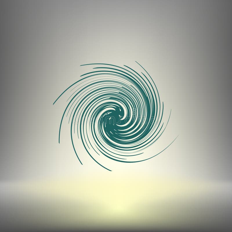 Abstract swirl logo stock illustration. Illustration of field - 85617260
