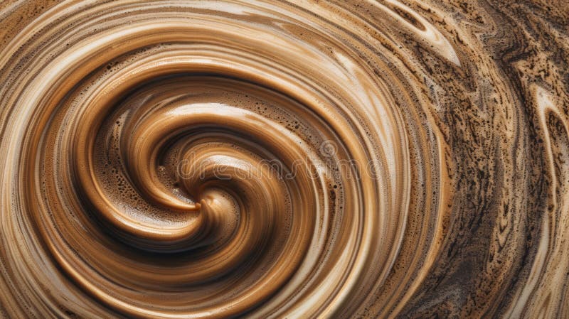 Abstract Swirl Pattern in Earthy Tones Creating a Mesmerizing Texture ...