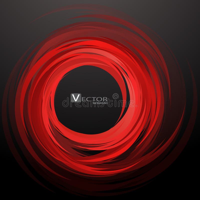 Abstract Swirl Red Background. Vector Illustration Stock Vector ...