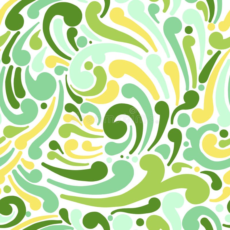 Abstract Swirl Seamless Pattern for Your Design Stock Vector ...