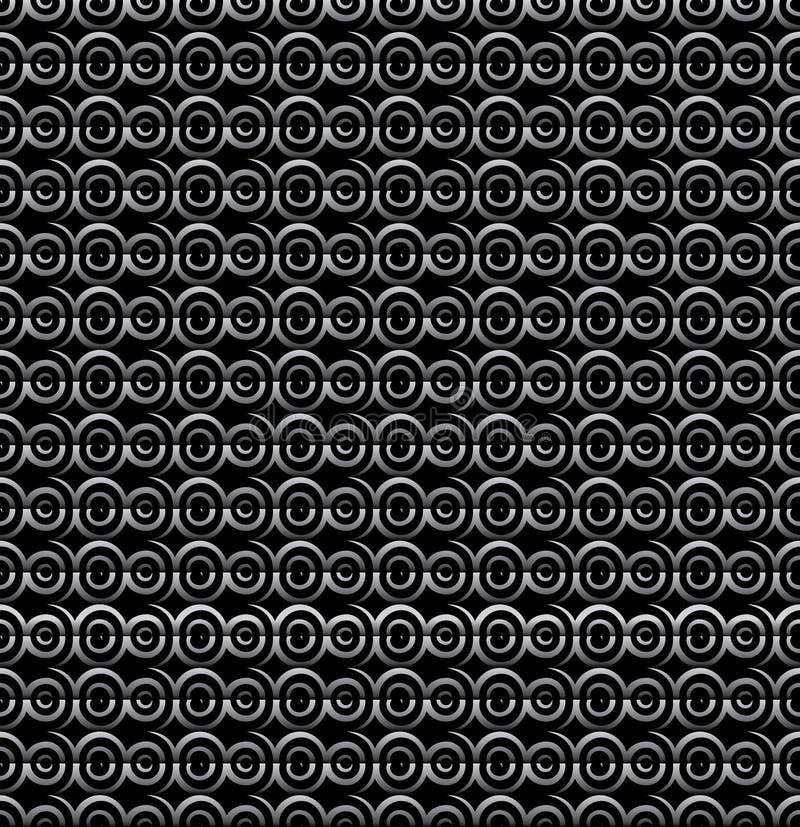 Abstract Swirl Shape Seamless Pattern Stock Vector - Illustration of ...