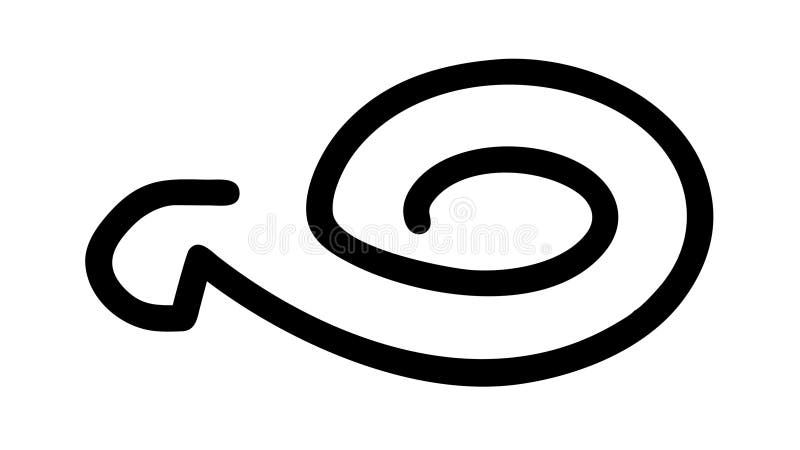 Abstract Swirl Spiral Icon Loop Coil Hypnotic Pattern Vector Design ...