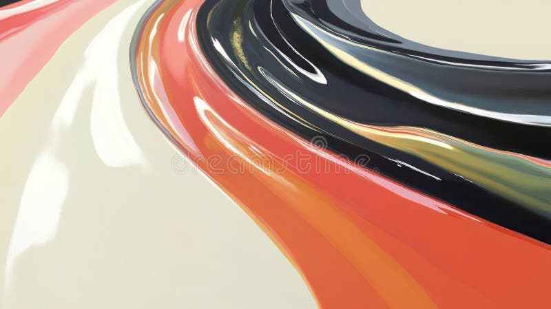 Abstract Swirl of Vibrant Colors Creating a Dynamic Visual Flow Stock ...