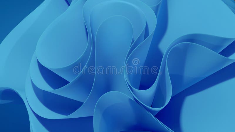 Abstract Swirl Wavy Shape Object. for Luxurious Stylized Background ...