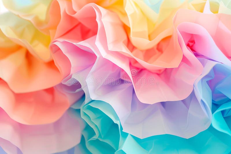 Abstract Swirled Fabric Texture in Pastel Colors Background. Stock ...