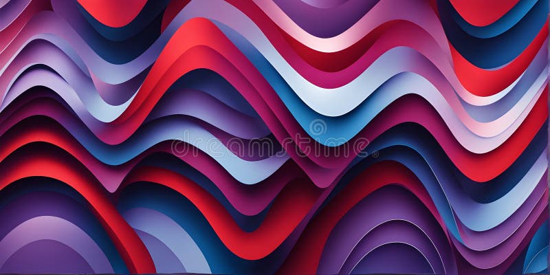 Abstract Swirled Pattern Intertwining Gradients of Vibrant Colors Stock ...