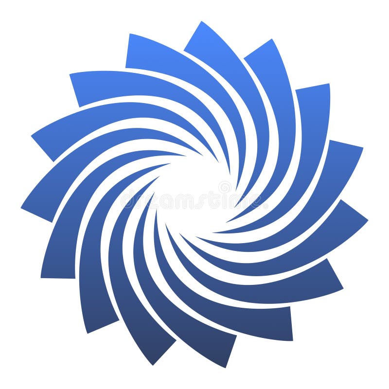 Abstract Swirled Round Symbol for Your Logo Stock Vector - Illustration ...