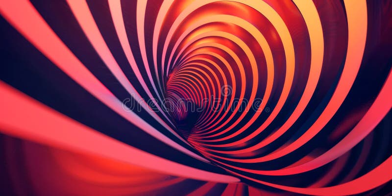 Abstract with a Swirling Arc in a Luxurious Geometric Pattern Stock ...