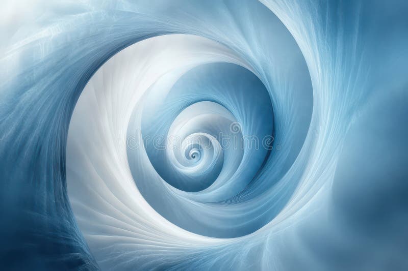 Abstract Swirling Background in Soft Blue Tones Perfect for Artistic ...