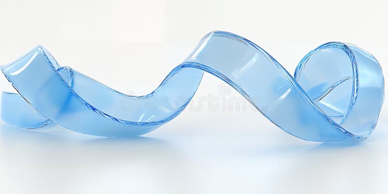Abstract Swirling Blue Liquid Wave Dynamic Flow 3D Render Clean Water ...