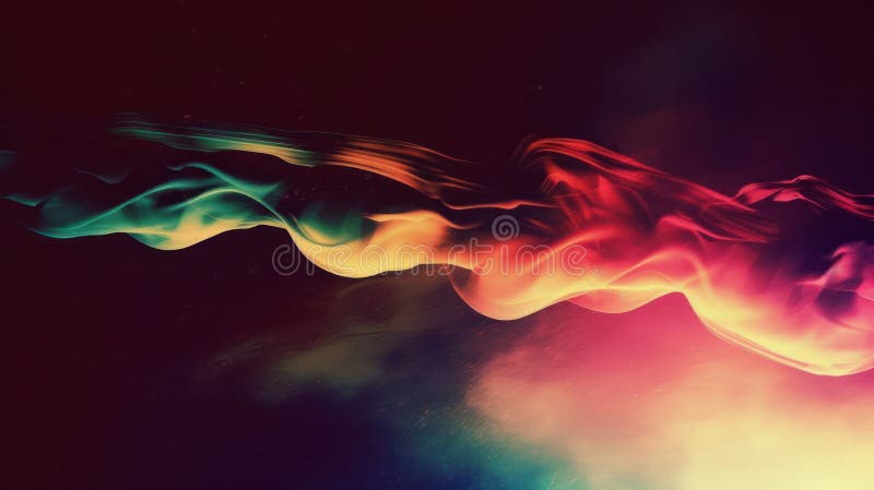 Abstract Swirling Colors Creating a Dynamic, Ethereal Effect Stock ...