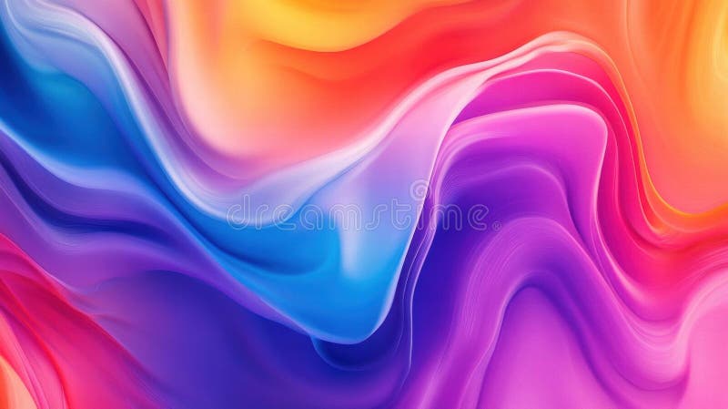 Abstract Swirling Colors, Vibrant Hues in Motion Stock Photo - Image of ...