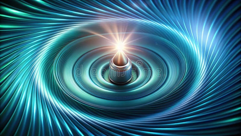 Abstract Swirling Energy Vortex with Central Metallic Element ...