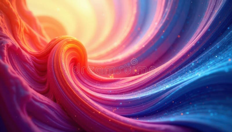 Abstract Swirling Forms Create Dynamic Visual Flow and Movement ...