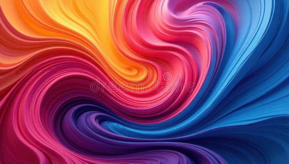Abstract Swirling Forms Creating a Dynamic, Flowing Pattern , Twist ...