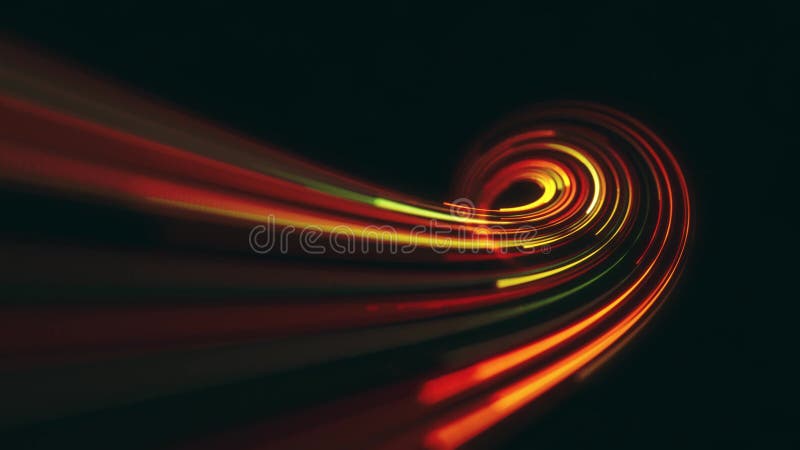 Abstract Swirling Light Strings Particles Background Loop Stock Footage ...